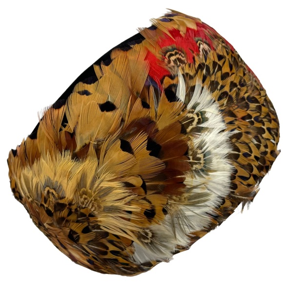 Vintage | Accessories | Stunning Colorful Pheasant Feather Womans ...